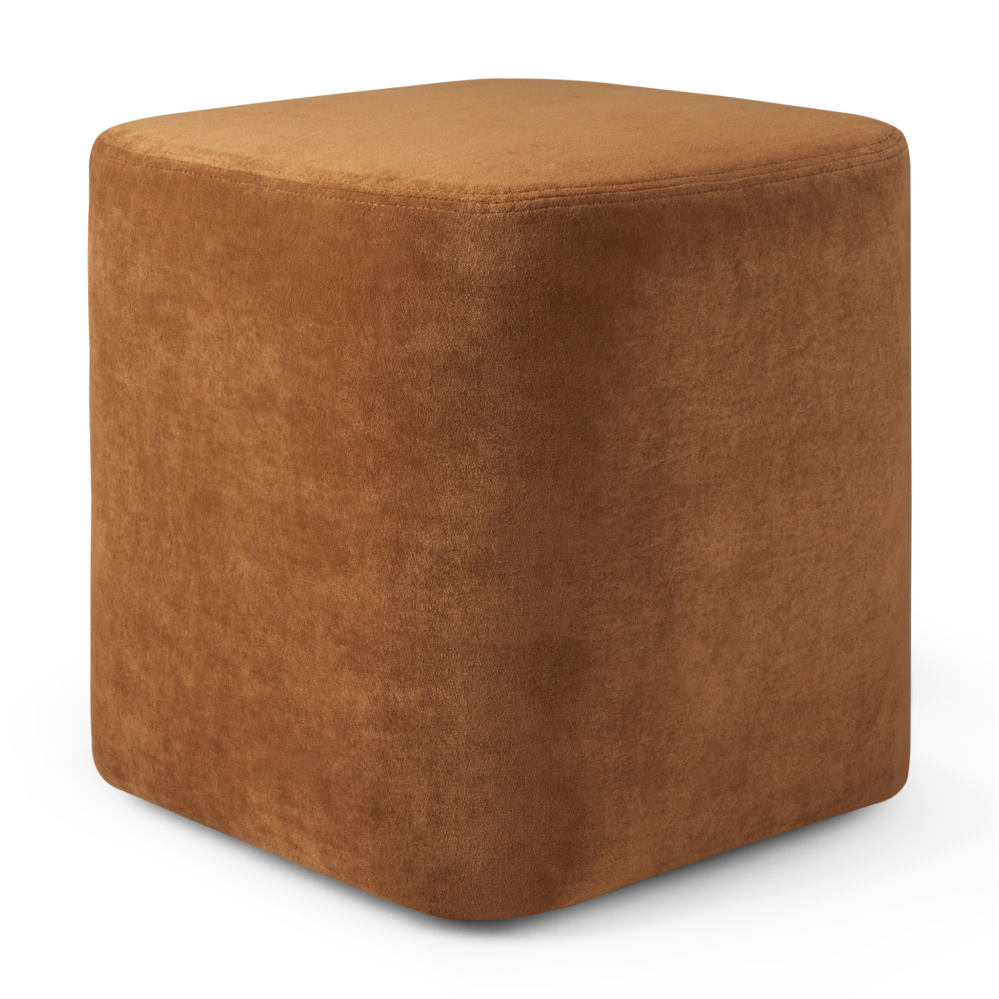 OTTOMAN CUBE - CINNAMON par Ethnicraft - LOVACO