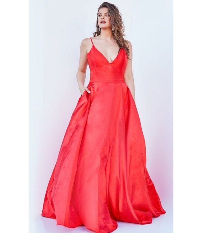 66673 Robe Rouge Satinée - Mirage