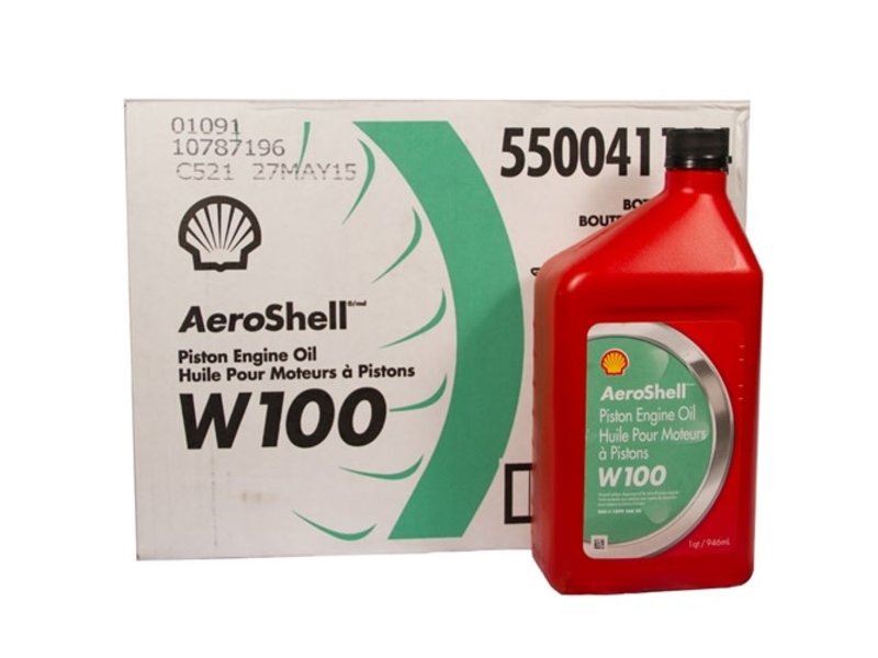 Oil Aeroshell W 100 - Wayman Pilot Supplies