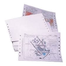 Jeppesen Sanderson Jepp Chart Printer Paper (Perforated on Edges ...