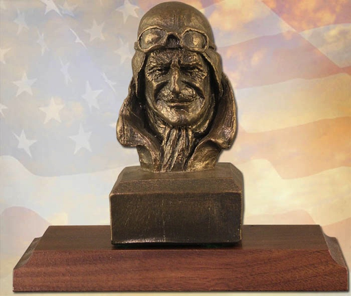 Statue: Pilot Bust Bronzetone - Wayman Pilot Supplies