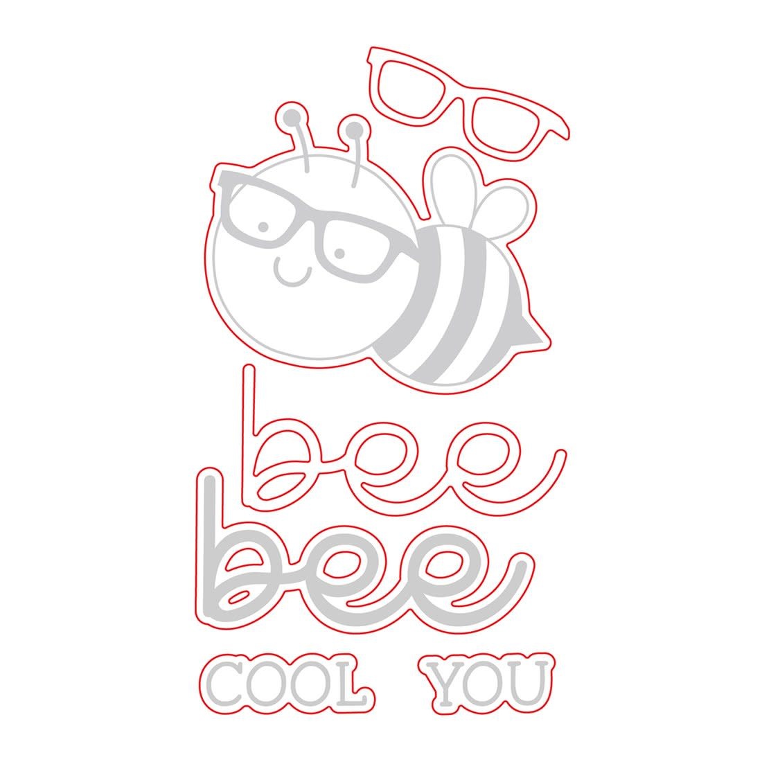 HONEY BEE BEE COOL DIE SET - Scrapbook Centrale