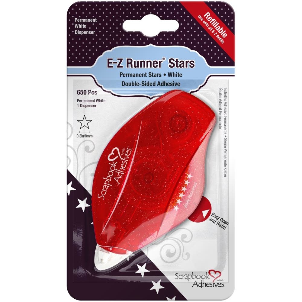 SCRAPBOOK ADHESIVES E-Z RUNNER PERMANENT STARS - Scrapbook Centrale