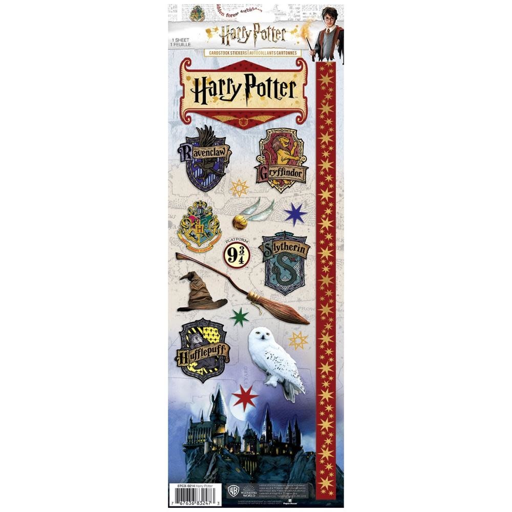 PAPER HOUSE HARRY POTTER CARDSTOCK STICKERS - Scrapbook Centrale