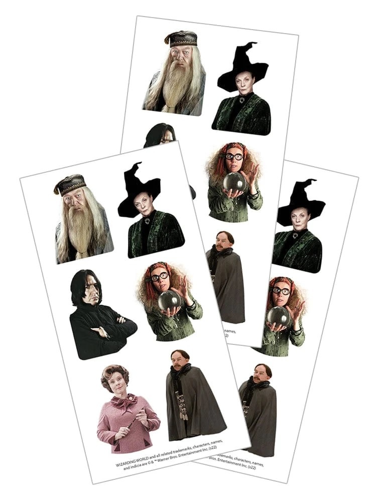 PAPER HOUSE HARRY POTTER HOGWARTS PROFESSORS STICKERS - Scrapbook Centrale