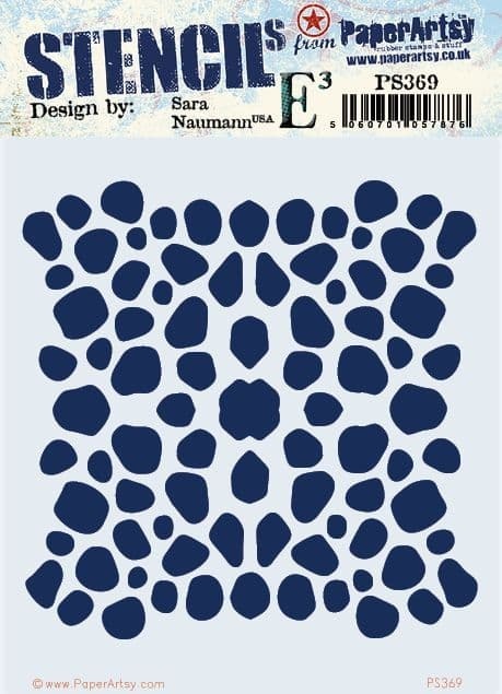 PAPER ARTSY SARA NAUMANN PS369 STENCIL - Scrapbook Centrale