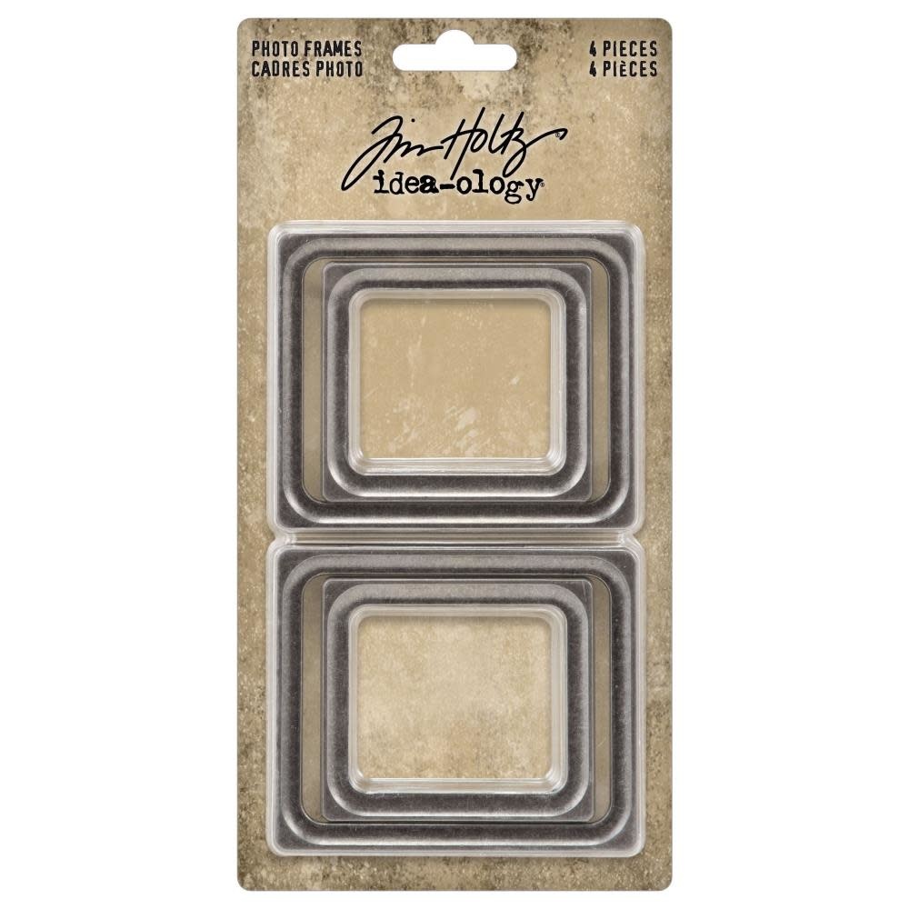 TIM HOLTZ IDEA-OLOGY METAL PHOTO FRAMES 4/PK - Scrapbook Centrale