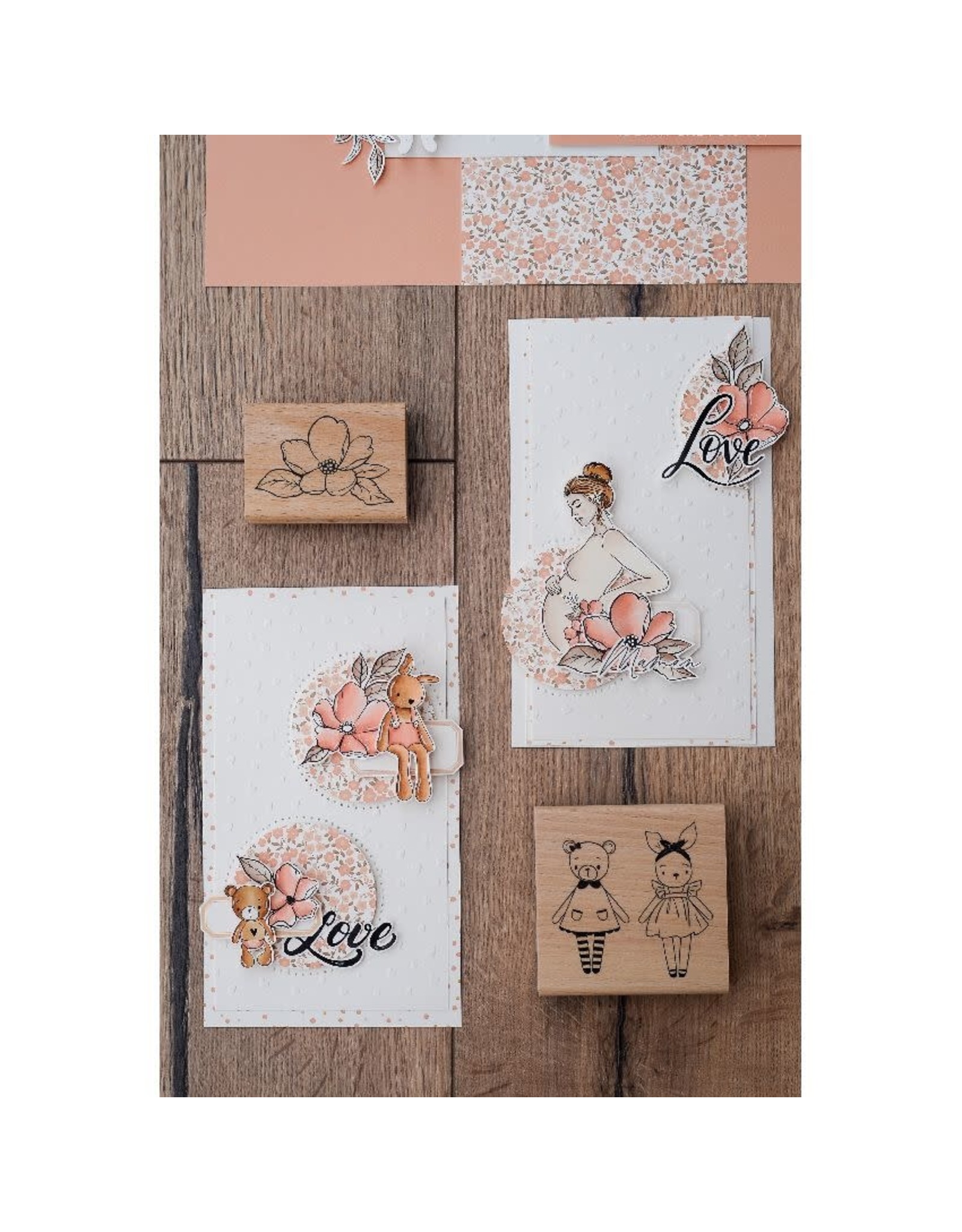 FLORILÈGES DESIGN COLLECTION À PETITS PAS MAMAN TAMPONS CLEAR STAMP SET ...