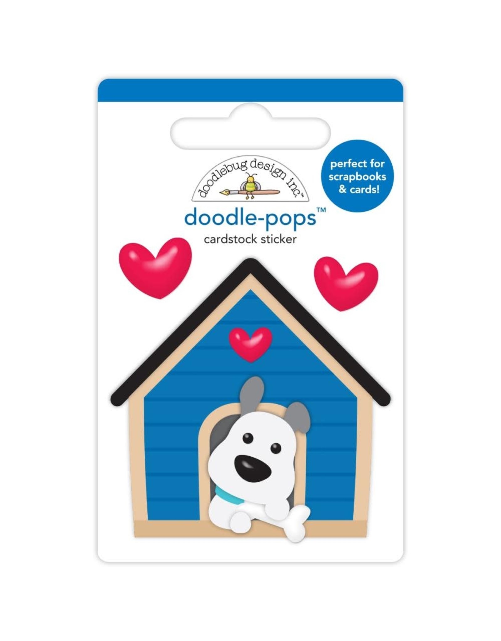 DOODLEBUG DESIGN HAPPY HOME DOODLE-POPS STICKERS - Scrapbook Centrale