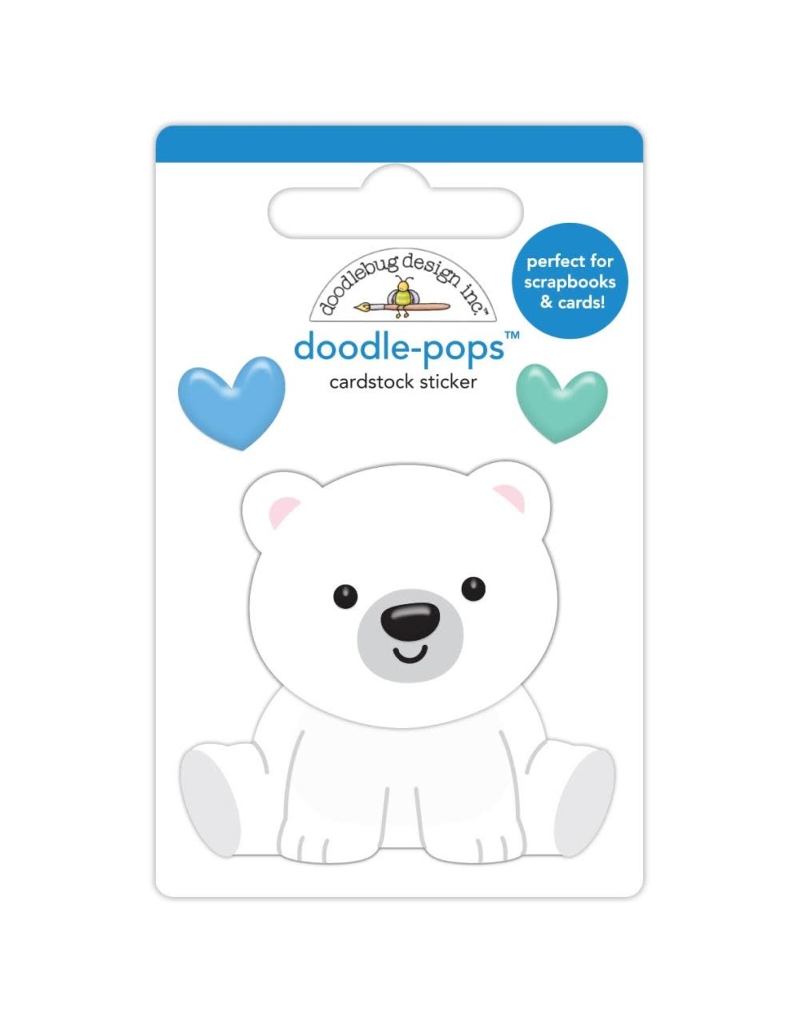 DOODLEBUG DESIGN BEARLY LOVABLE DOODLE-POPS STICKERS - Scrapbook Centrale