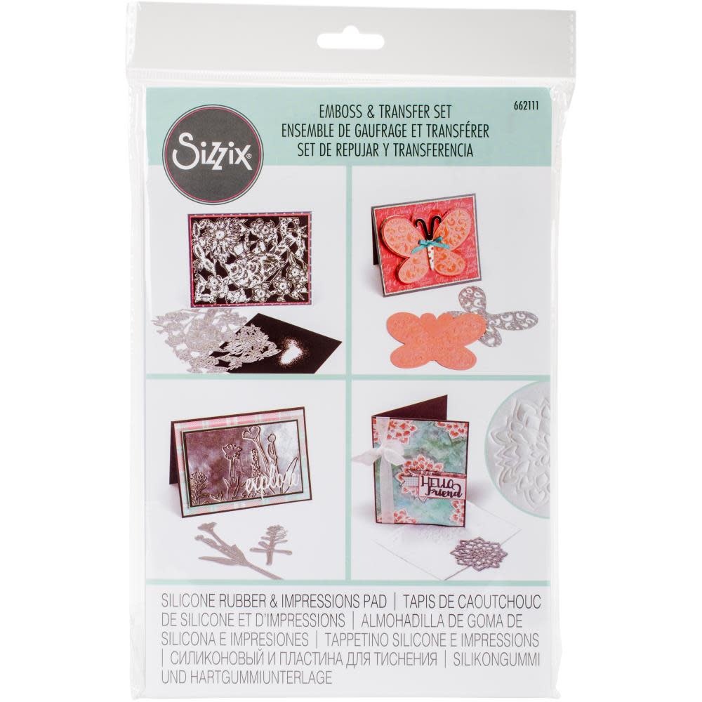 SIZZIX STANDARD EMBOSS & TRANSFER SET - Scrapbook Centrale