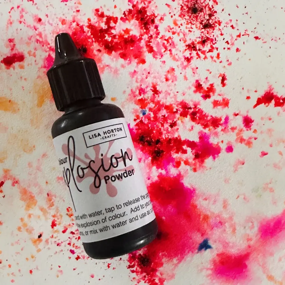 LISA HORTON CRAFTS PINK SHERBERT COLOUR EXPLOSION POWDERS - Scrapbook ...