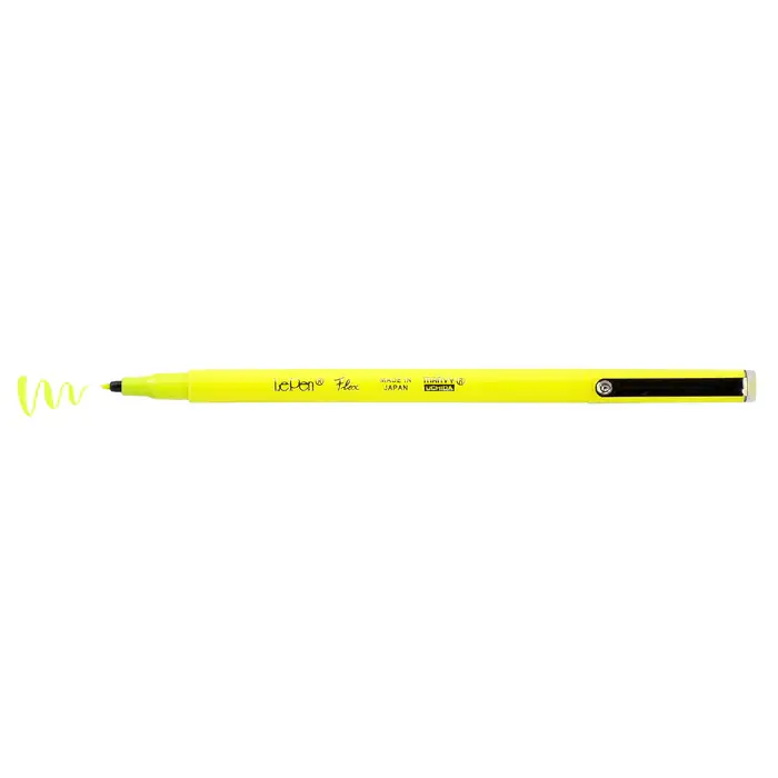 MARVY UCHIDA LE PEN FLEX - FLUORESCENT YELLOW - Scrapbook Centrale