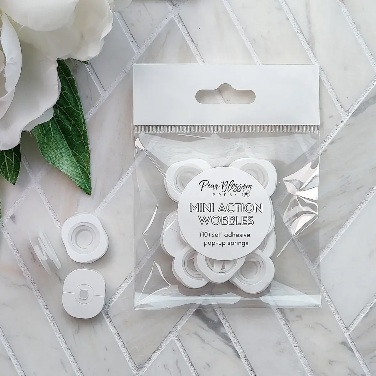 PER BLOSSOM PRESS MINI ACTION WOBBLES 10/PK - Scrapbook Centrale