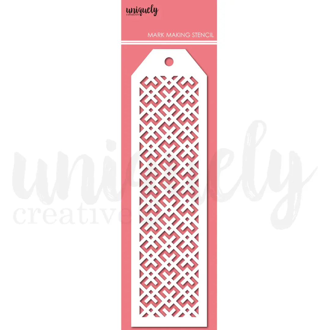 UNIQUELY CREATIVE BLAZE MARK MAKING STENCIL - Scrapbook Centrale