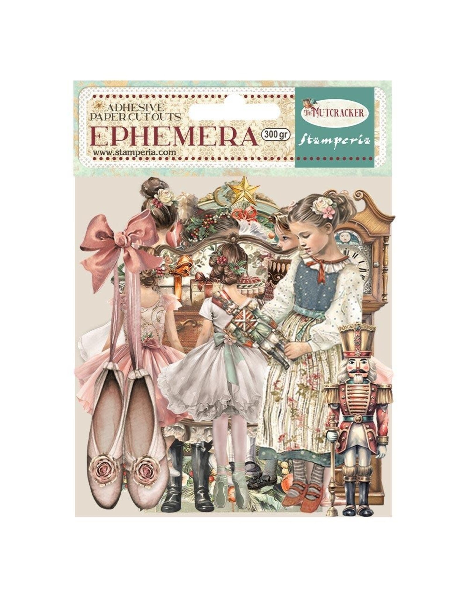 STAMPERIA THE NUTCRACKER COLLECTION EPHEMERA ADHESIVE PAPER CUT OUTS ...