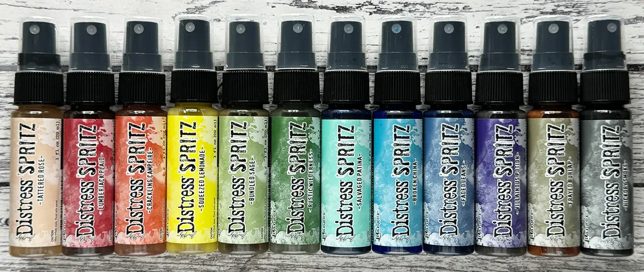 TIM HOLTZ DISTRESS SPRITZ 1OZ - 12 NEW COLORS BUNDLE (SET 3 ...