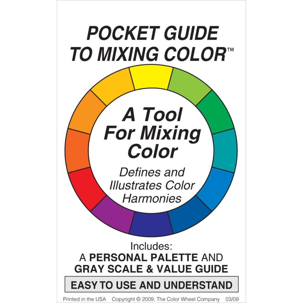 COLOR WHEEL COLOR MIXING POCKET GUIDE - Scrapbook Centrale