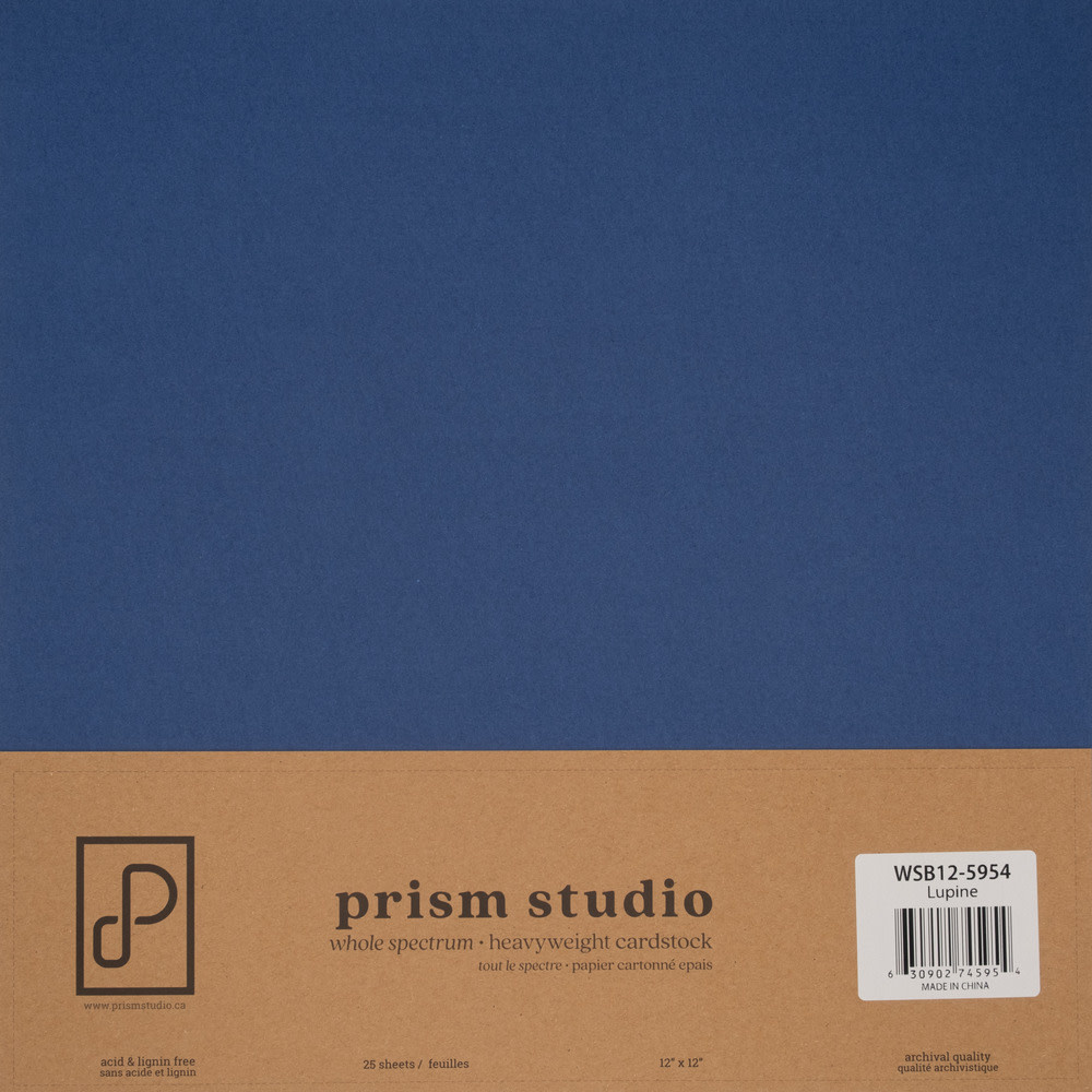 PRISM STUDIO WHOLE SPECTRUM 12x12 HEAVYWEIGHT CARDSTOCK - LUPINE ...