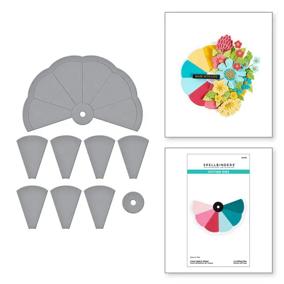 SPELLBINDERS COLORWHEEL SWATCH PARTY COLLECTION COLOR SWATCH WHEEL ...