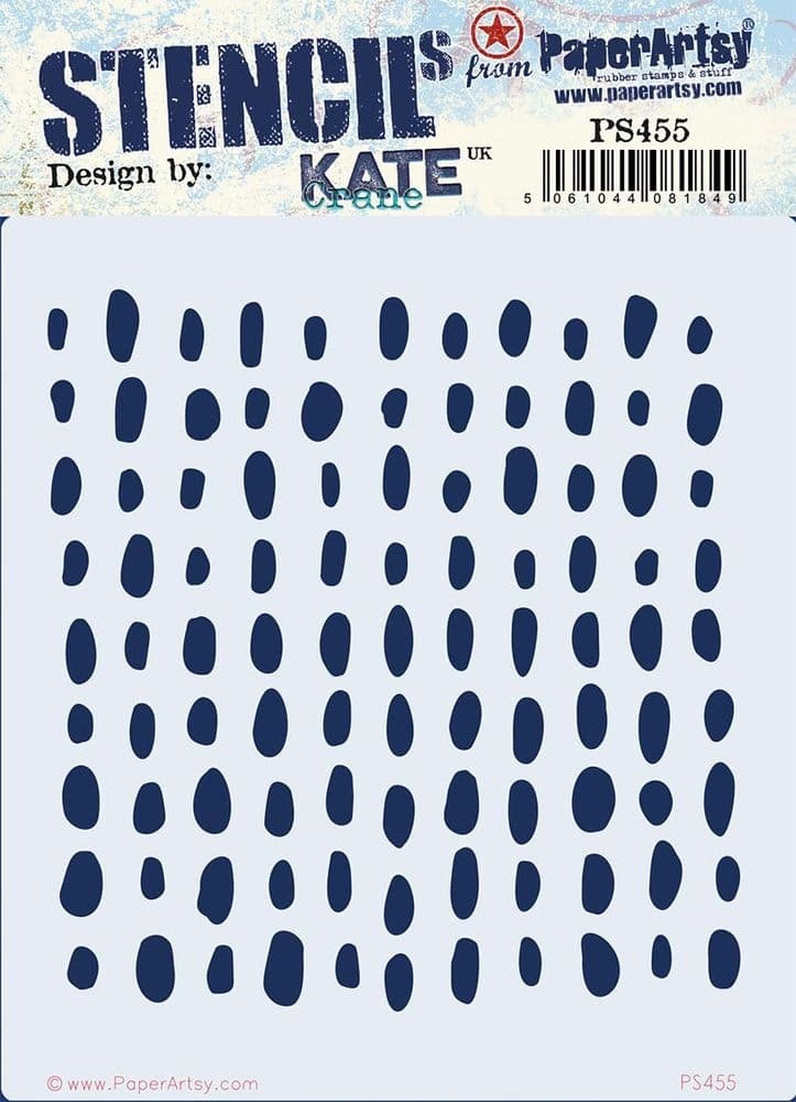 PAPER ARTSY KATE CRANE PS455 STENCIL - Scrapbook Centrale