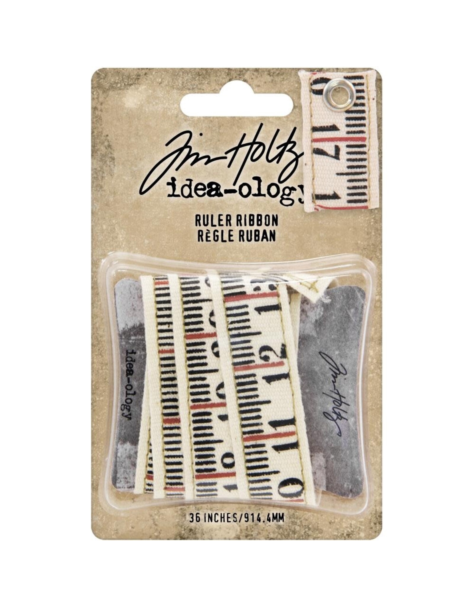 TIM HOLTZ IDEA-OLOGY RULER RIBBON EMBELLISHMENTS - Scrapbook Centrale