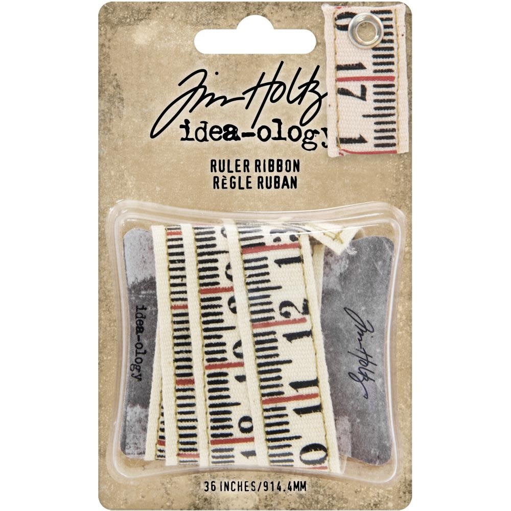 TIM HOLTZ IDEA-OLOGY RULER RIBBON EMBELLISHMENTS - Scrapbook Centrale