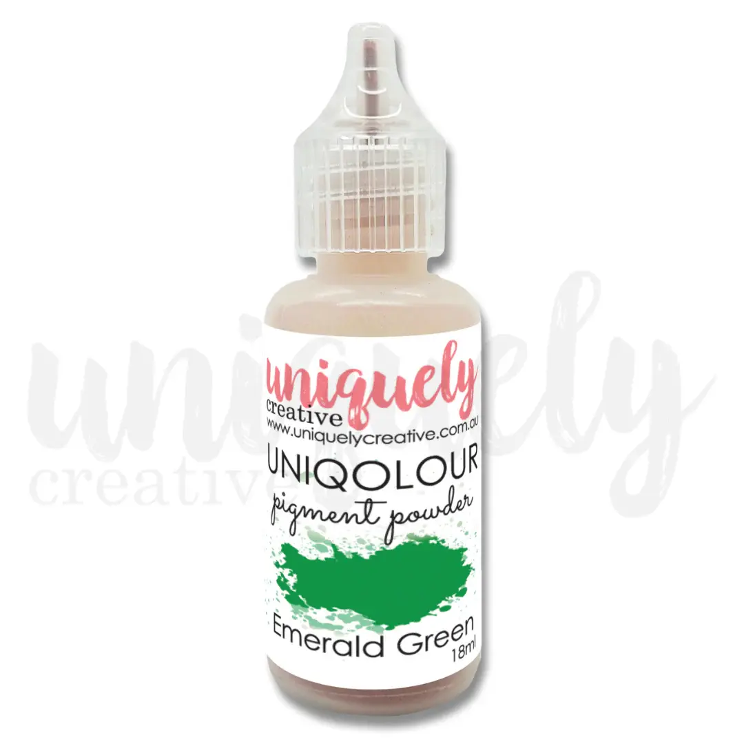 UNIQUELY CREATIVE EMERALD GREEN PIGMENT POWDER - Scrapbook Centrale