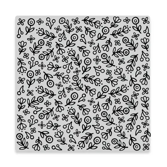 HERO ARTS SPRING WHIMSY COLLECTION WHIMSY FLORAL 6x6 CLING STAMP ...