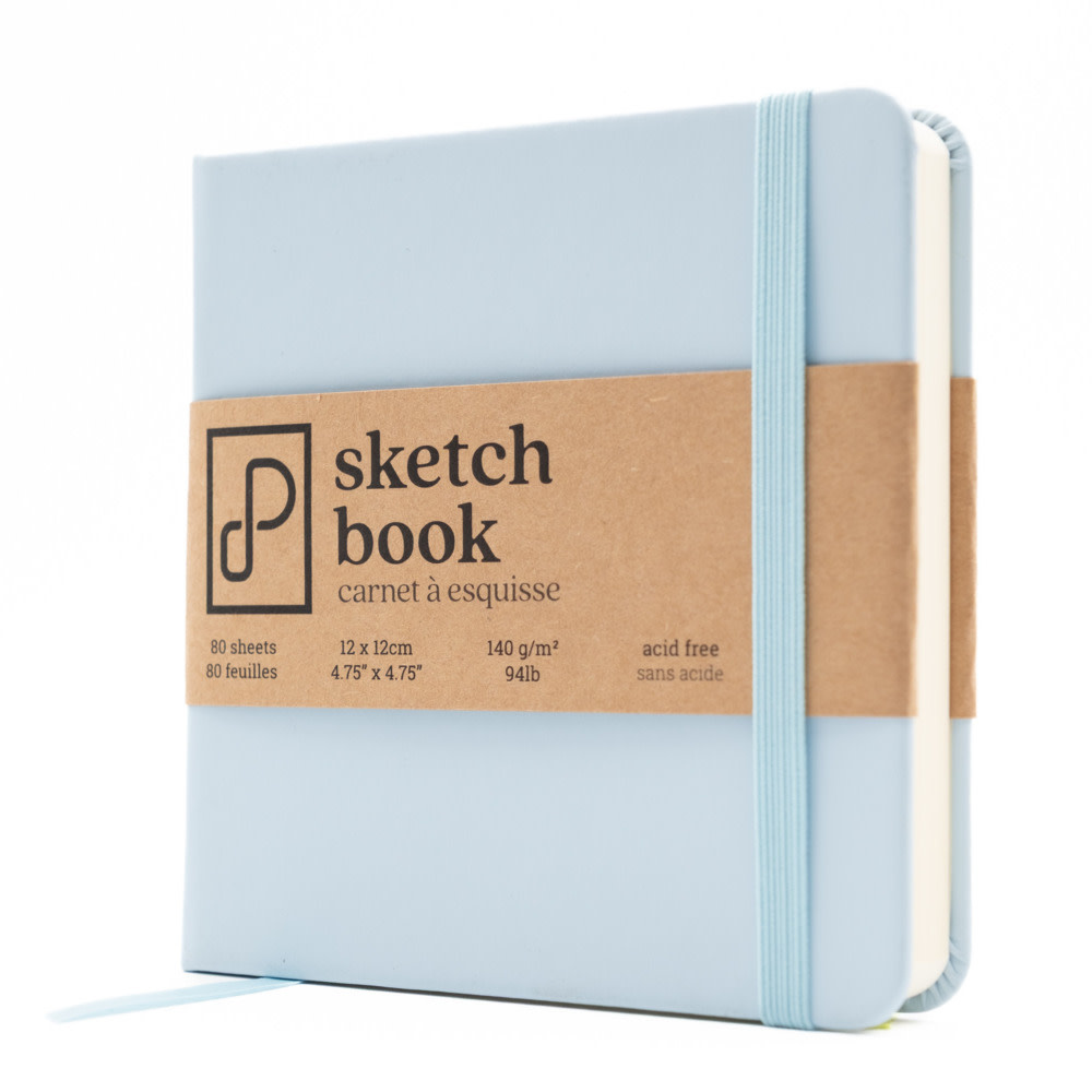 PRISM STUDIO SKETCHBOOK DAPHNE BLUE 12CMx12CM - Scrapbook Centrale