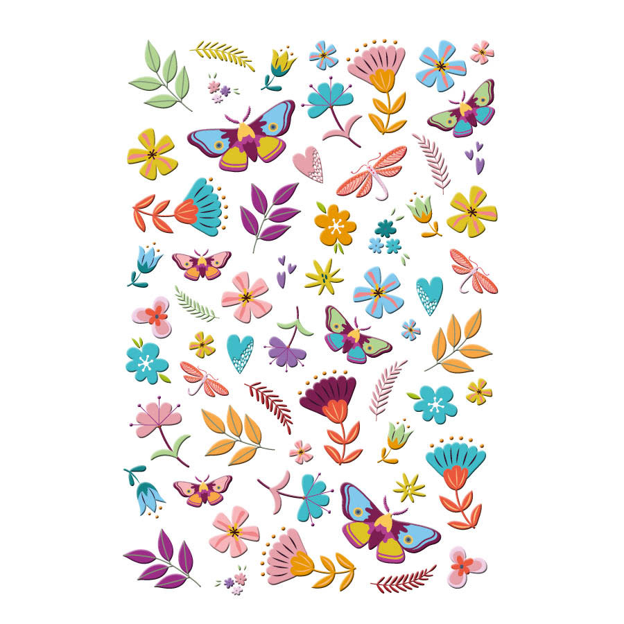 LES ATELIERS DE KARINE HOLI DAYS PUFFY STICKERS - Scrapbook Centrale