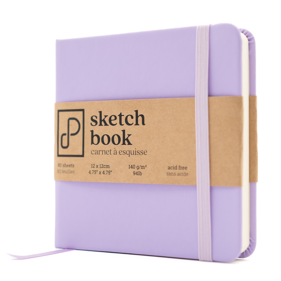 PRISM STUDIO SKETCHBOOK DREAMY LILAC 12CMx12CM - Scrapbook Centrale