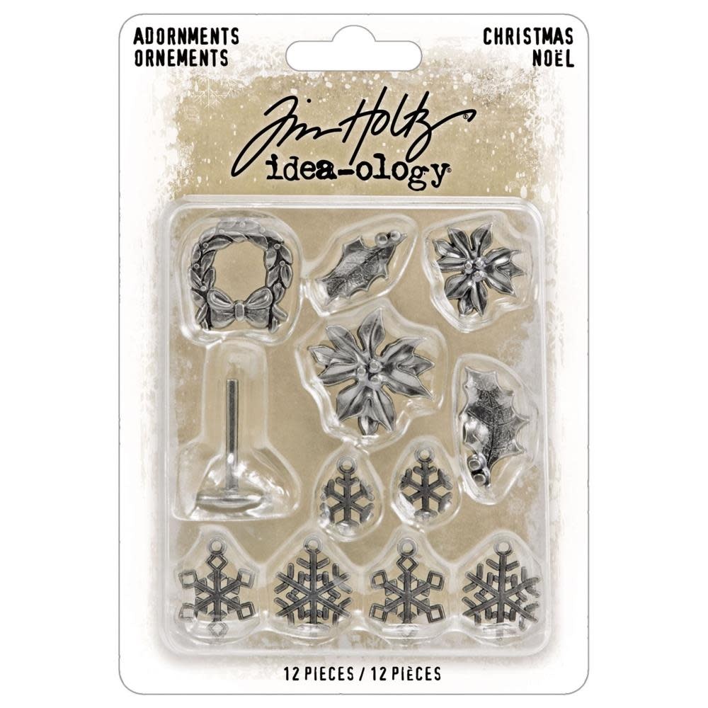 TIM HOLTZ IDEA-OLOGY CHRISTMAS 2025 METAL ADORNMENTS 12/PK - Scrapbook ...