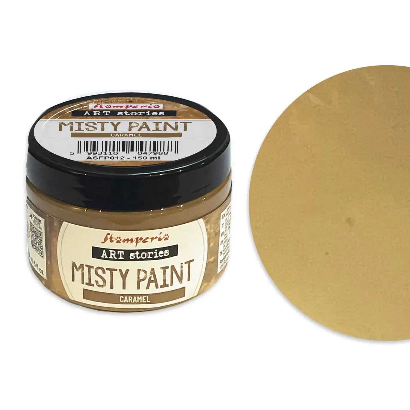 STAMPERIA MISTY PAINT CARAMEL 150ml - Scrapbook Centrale