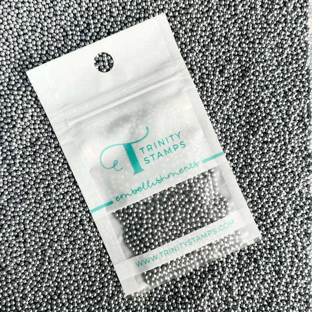 TRINITY STAMPS SHAKER POP: METALLIC SILVER - Scrapbook Centrale