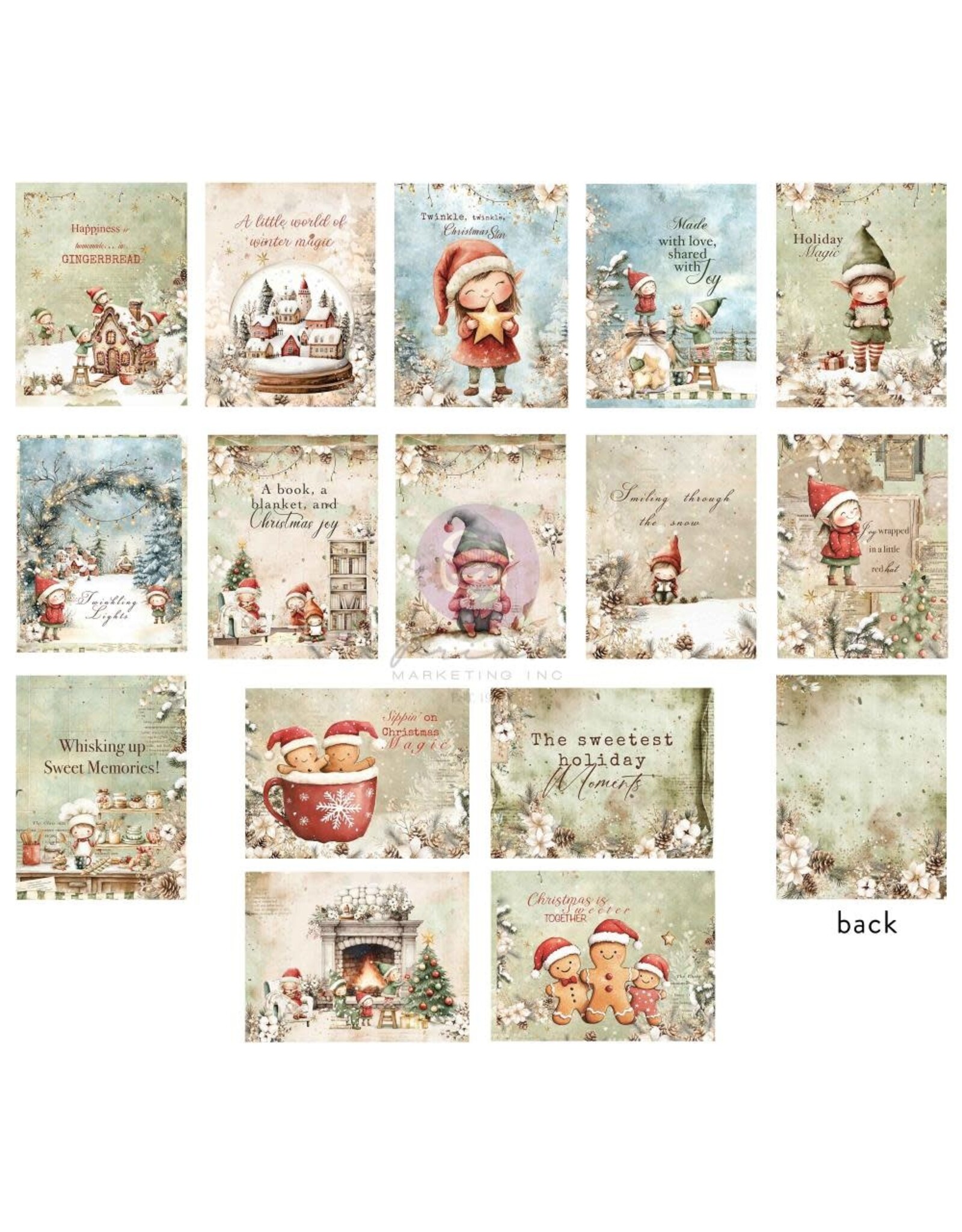 PRIMA TWINKLE & TREATS 3x4 JOURNALING NOTECARDS 45 SHEETS - Scrapbook ...