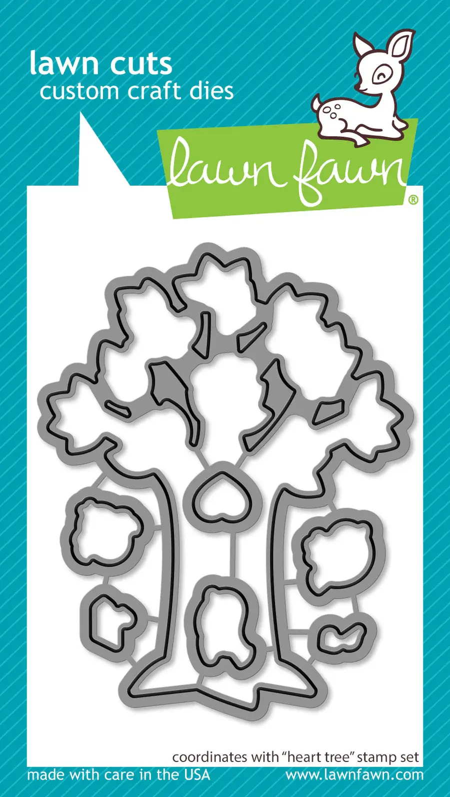 LAWN FAWN HEART TREE DIE SET - Scrapbook Centrale
