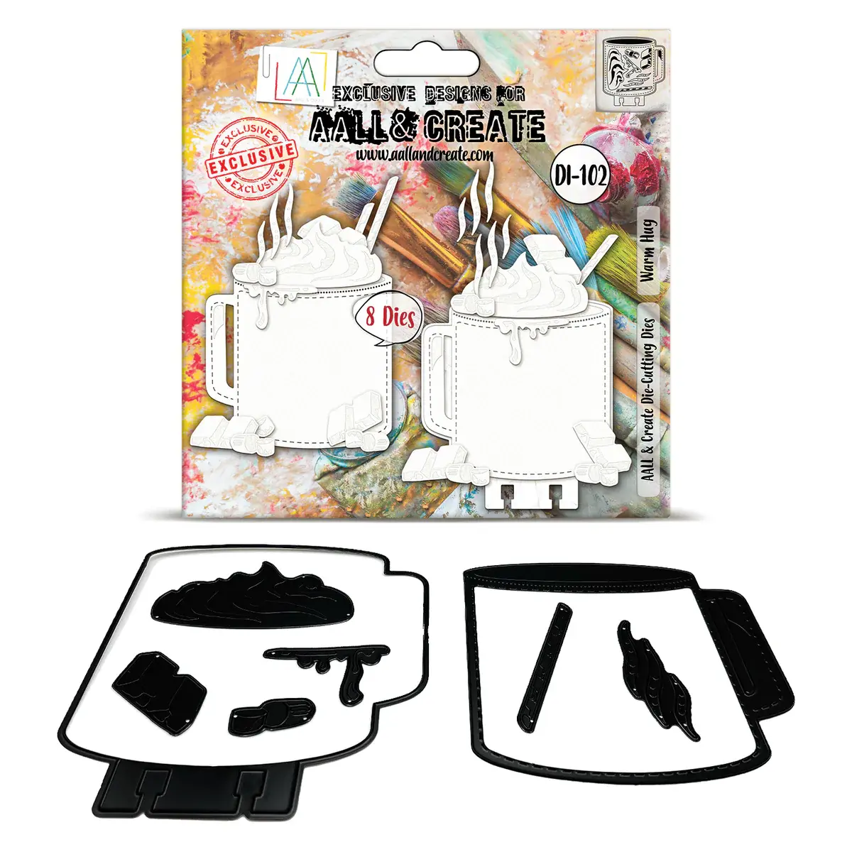 AALL & CREATE #102 WARM HUG DIE SET - Scrapbook Centrale
