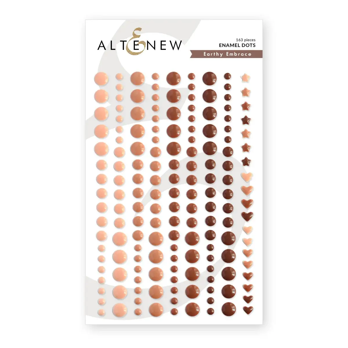 ALTENEW EARTHY EMBRACE ENAMEL DOTS - Scrapbook Centrale
