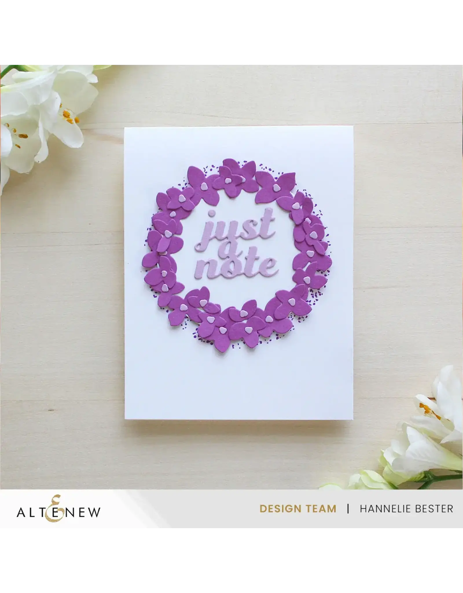 ALTENEW POP-IT-UP: BLOOMING HYDRANGEA CLEAR STAMP & DIE SET - Scrapbook ...