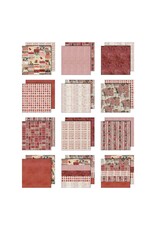 TIM HOLTZ IDEA-OLOGY PALETTE COLLECTION RED 8x8 DOUBLE SIDED CARDSTOCK ...