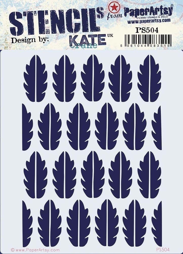 PAPER ARTSY KATE CRANE PS504 STENCIL - Scrapbook Centrale