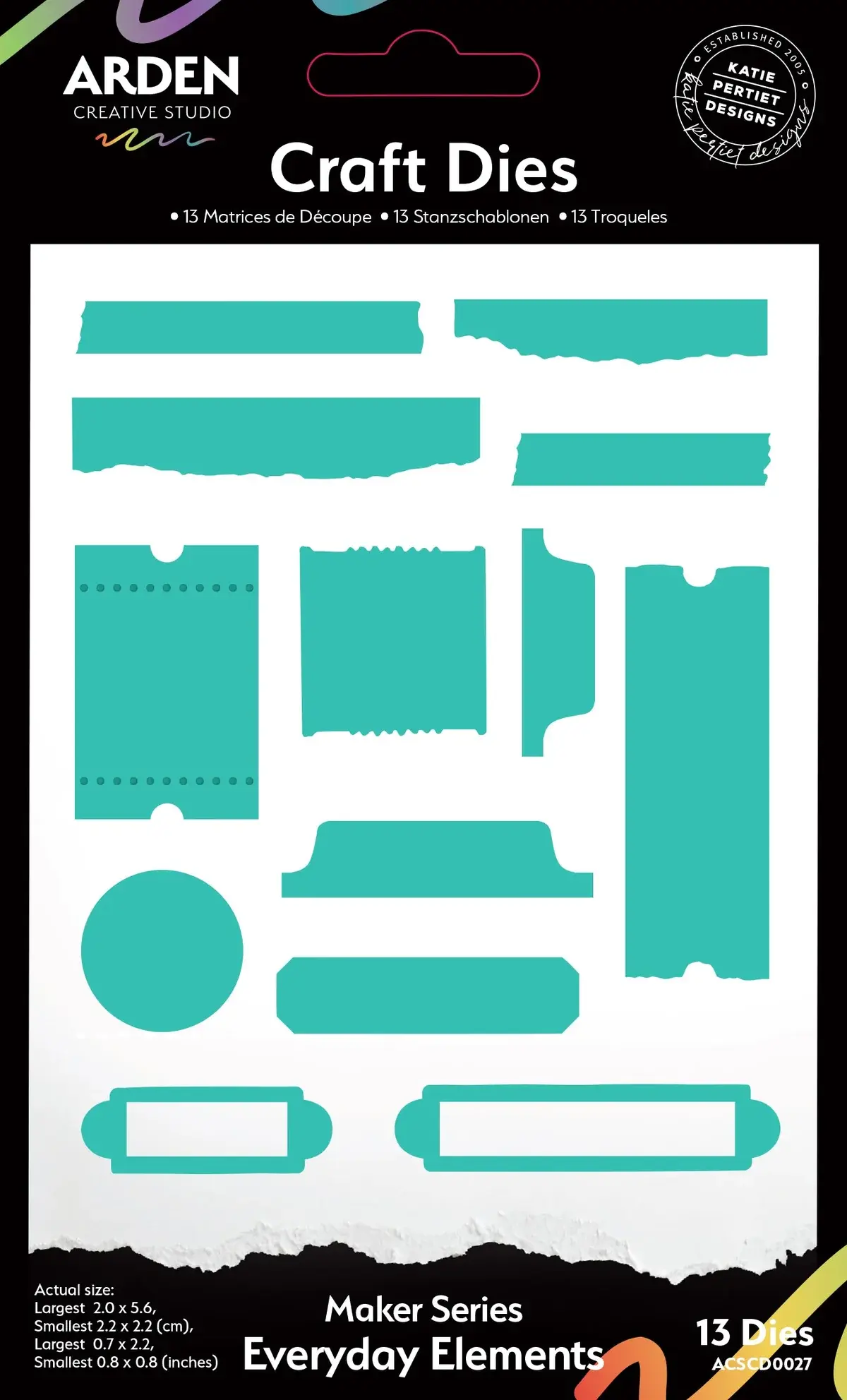 ARDEN CREATIVE STUDIO MAKER SERIES EVERYDAY ELEMENTS DIE SET ...