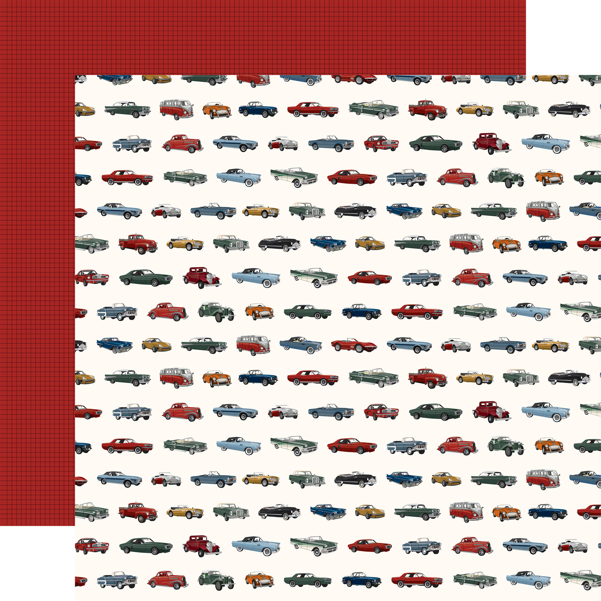 CARTA BELLA CARS ROADWAY RIDES 12X12 CARDSTOCK - Scrapbook Centrale