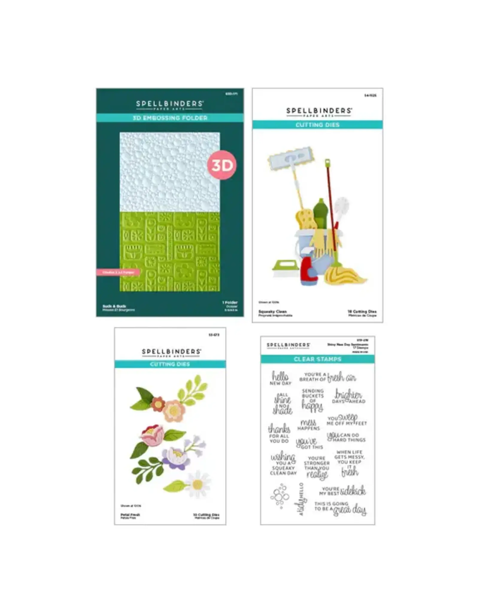 SPELLBINDERS SHINY NEW DAY I WANT IT ALL! BUNDLE - Scrapbook Centrale