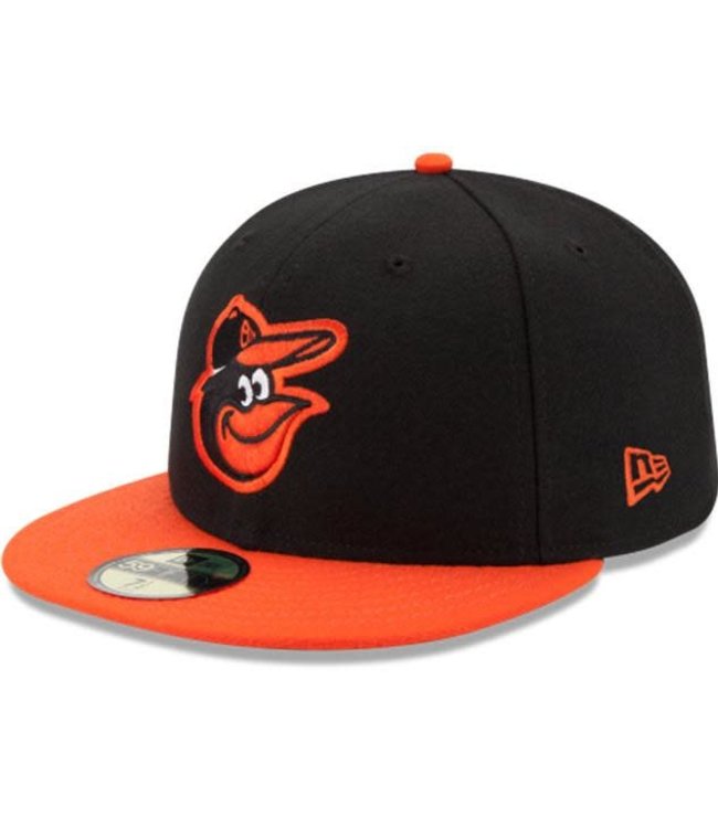 New Era Mens 5950 ACPerf Baltimore Orioles Road Game Fitted Hat ...