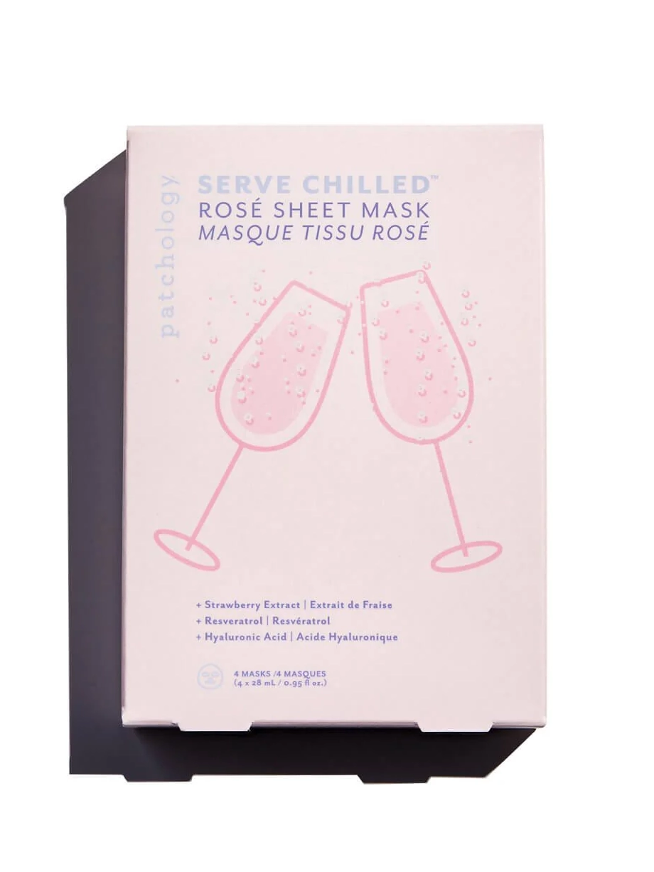 Pack of 4 "Rosé" sheet masks by Patchology - Annex Vintage