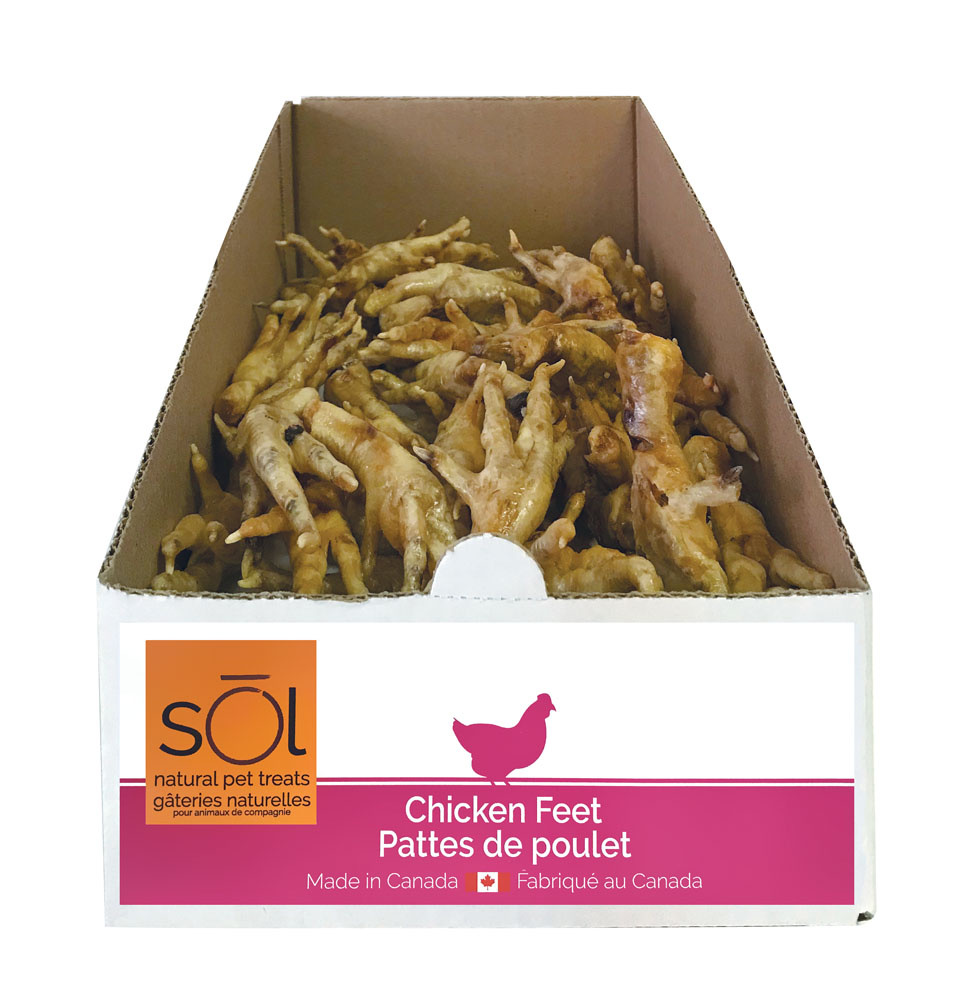 sōl Chicken Feet - Bulk - Tracker's Pet Supply