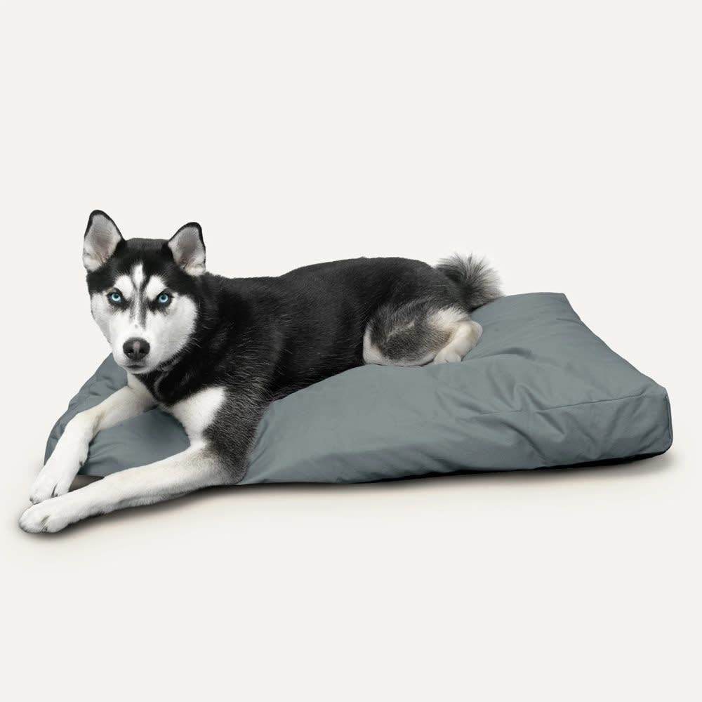 Goo-Eez Dog Bed - Rectangular - Light Grey - Medium (42"x28"x4") - Tracker's Pet Supply