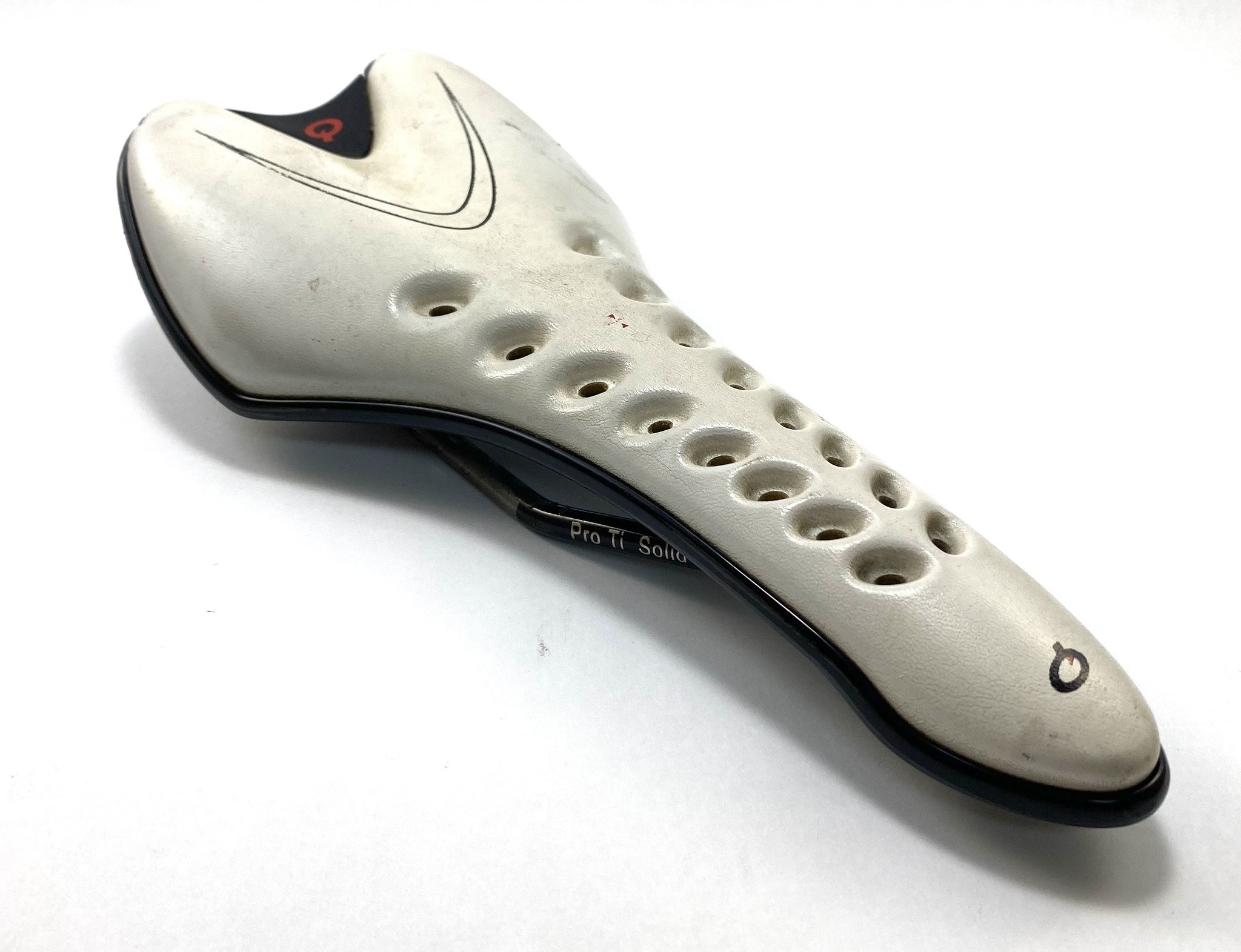 Prologo Choice C-Air SYS Titanium Saddle - White - Ride On Bikes Inc